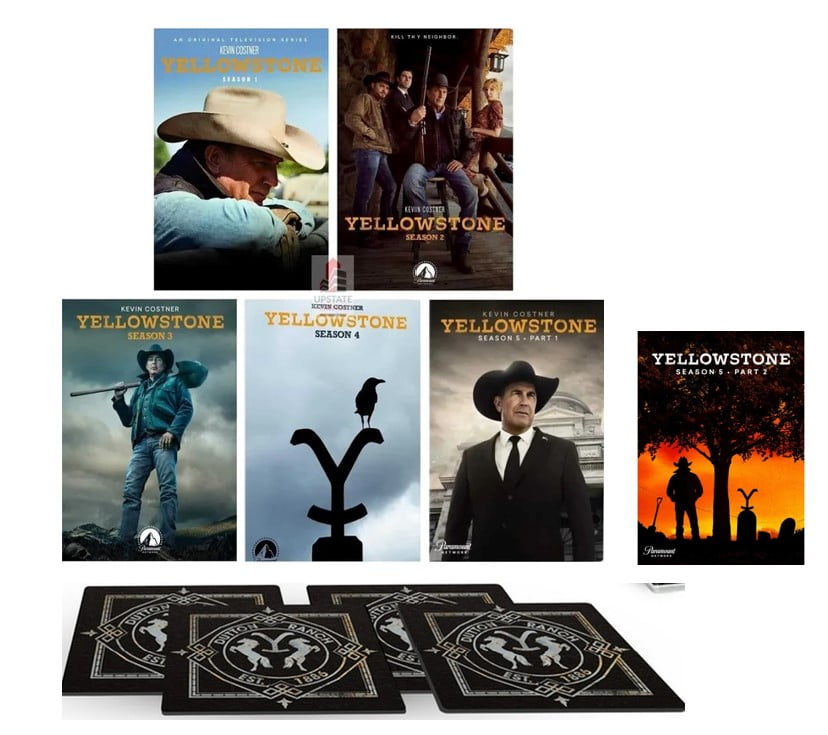 Yellowstone the Complete Season 1-5 (Part 1 & Part 2) + Limited Edition ...