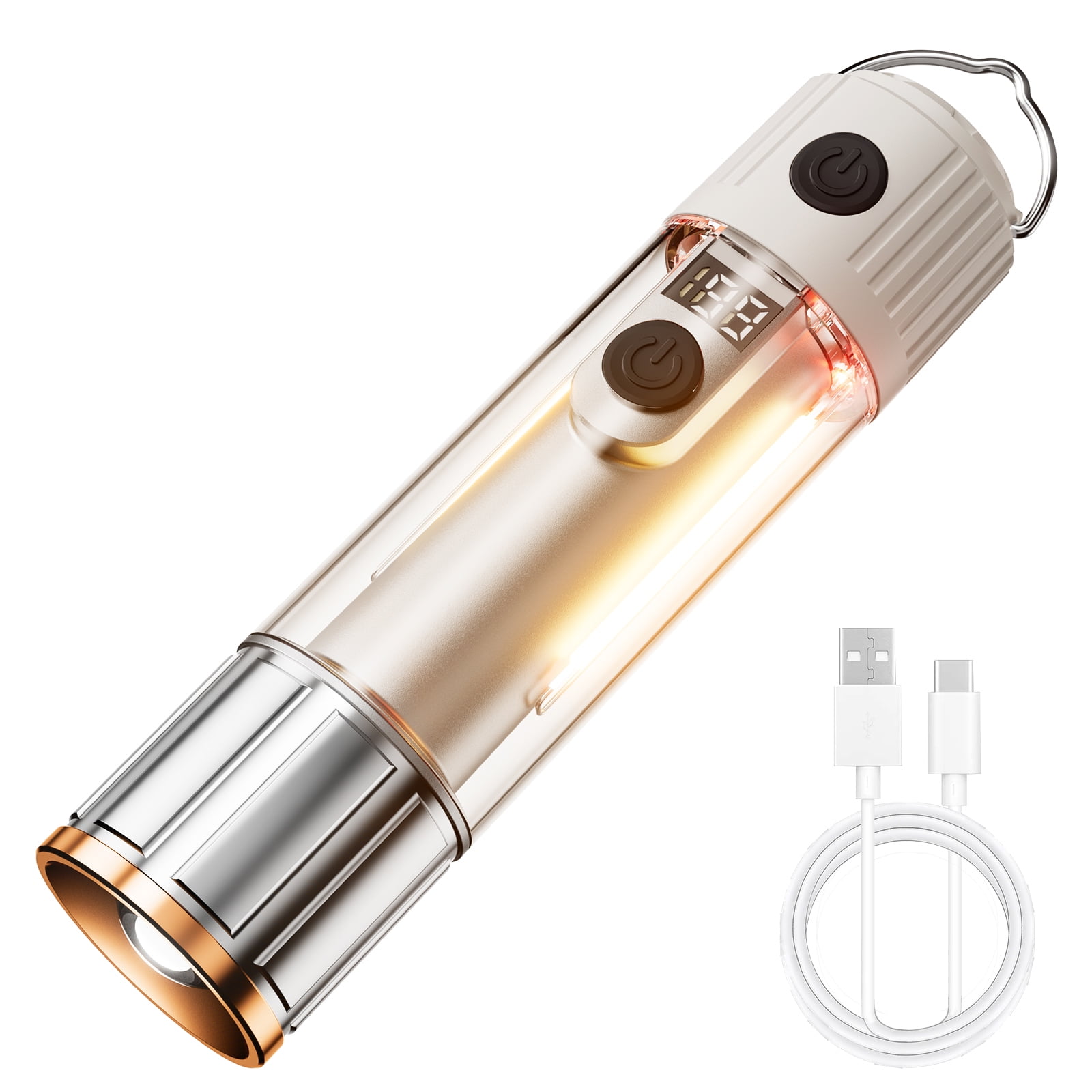 Yemao LED Camping Lantern Flashlight Rechargeable, Consciot Portable ...