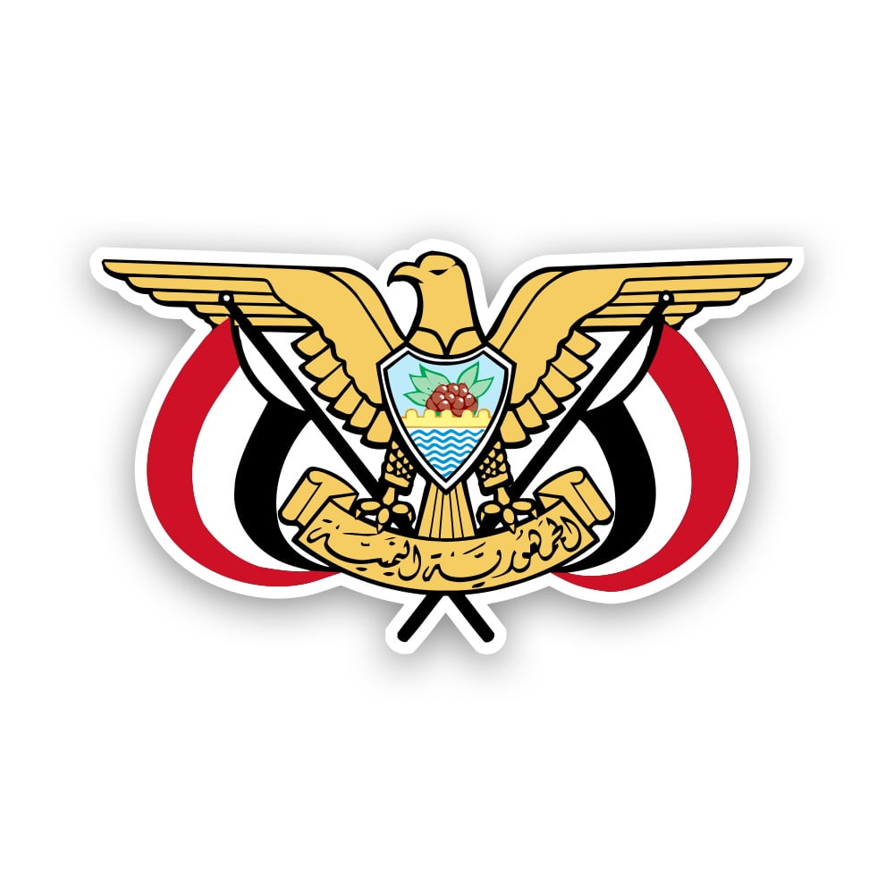 Yemeni Emblem Sticker Decal - Self Adhesive Vinyl - Weatherproof - Made ...