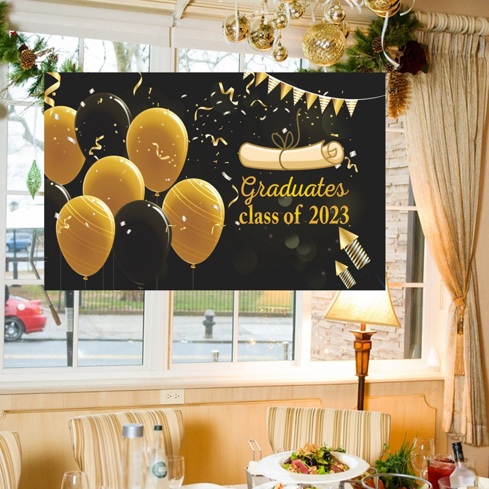 YennhH Flags_ Banners & Accessories,Graduation Season Banner Background ...