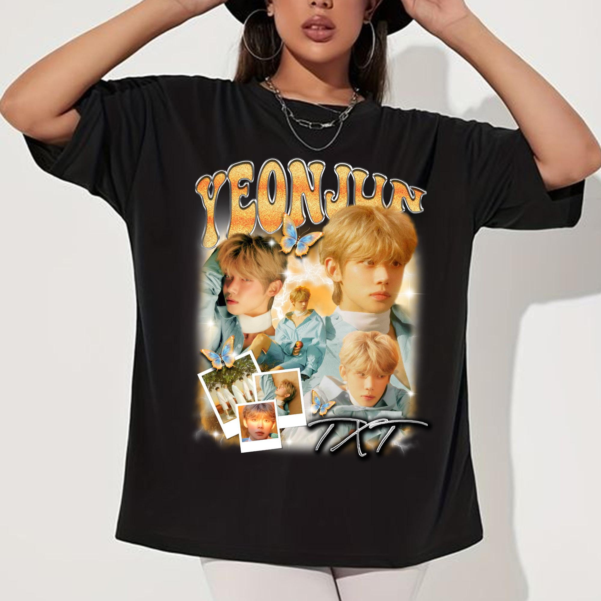 Yeonjun TXT Graphic T-shirt, TXT Act Promise Tour Shirt, TXT Comeback ...