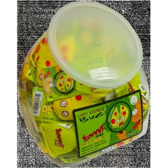 Yeowww Catnip 96500099 Cat Catnip Lady Krinkle Bug Jug - 42 Piece ...