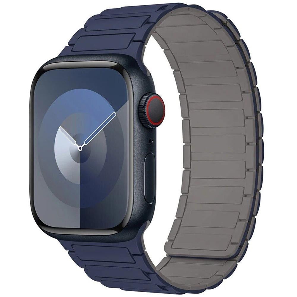 Yepband Silicone Magnetic Link Band Compatible with Apple Watch Bands ...