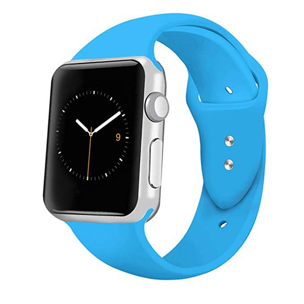 Yepband Silicone Sport Band for Apple Watch Series 1-7 & SE, 38-45mm ...