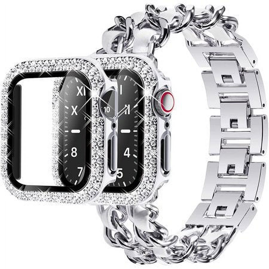 Yepband Stainless Steel Band for Apple Watch Bands and Case 44mm 45mm ...