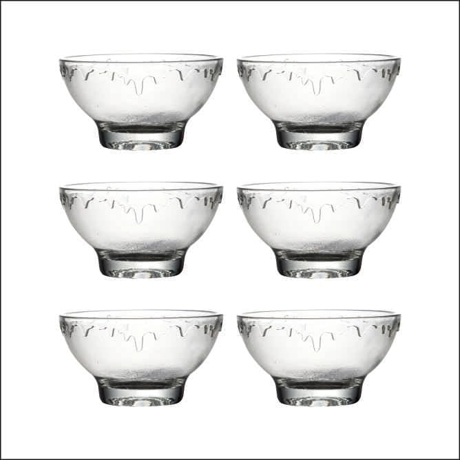 Yera Ice Cream Delight 250 ml Glass Bowl Set of 6 Pcs Perfect of ...