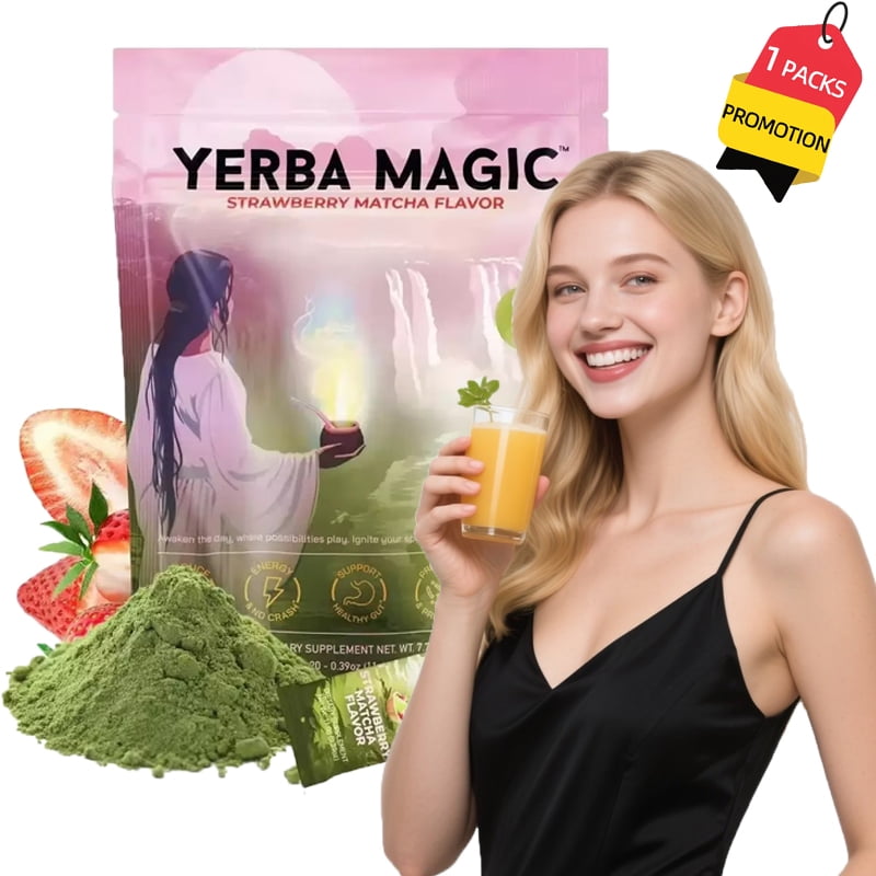 Yerba Magic - Yerba Mate Instant Tea Powder， 3-in-1 Super Drink, Superfood Energy & Focus Blend ...