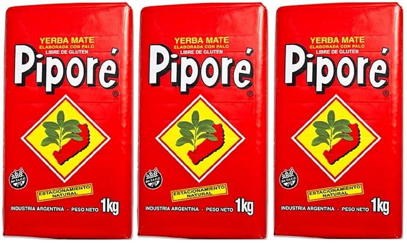 Yerba Mate Pipore - Suave x 1kg - Pack 3 - Walmart.com