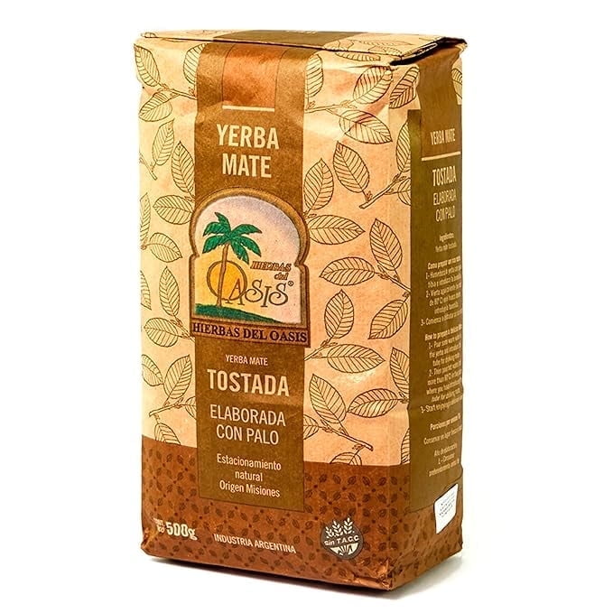 Yerba Mate Tostada Hierbas del Oasis 500g - Walmart.com