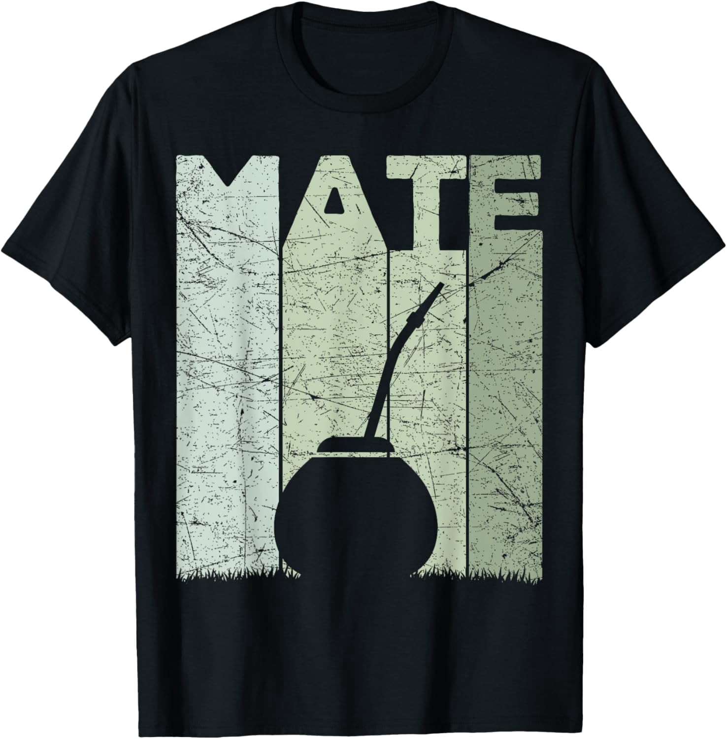 Yerba Mate Vintage Mate Gourd Retro Argentina Mate T-Shirt men and ...