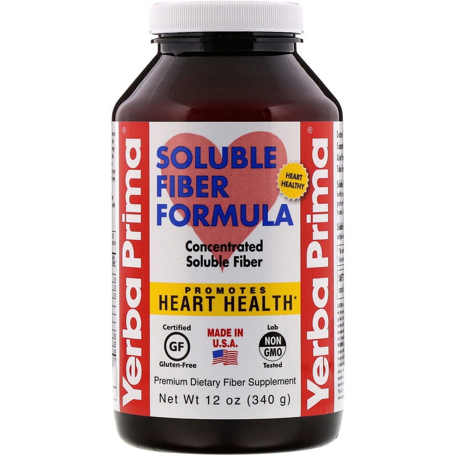 Yerba Prima Soluble Fiber Formula 12 oz - Walmart.com