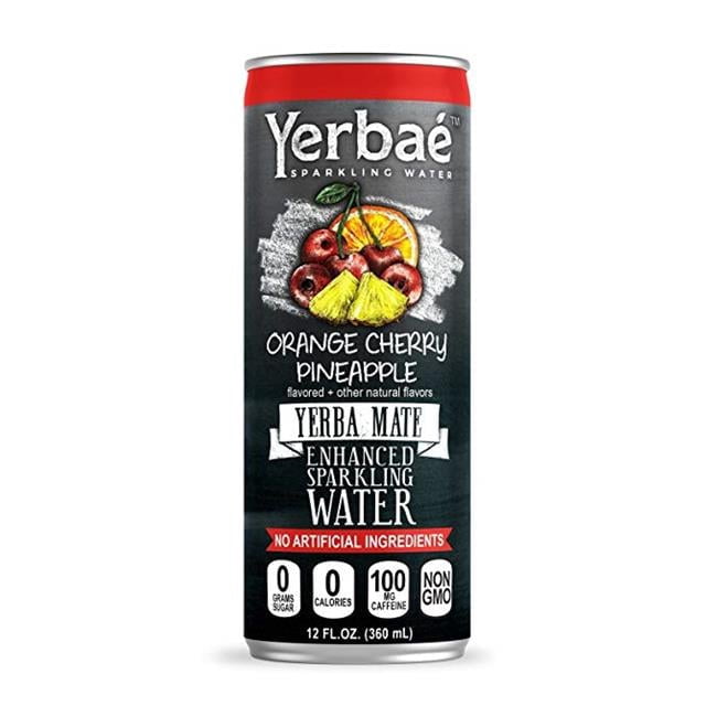 Yerbae 298135 Enhanced Cherry & Pineapple Sparkling Water, 12 fl. oz ...