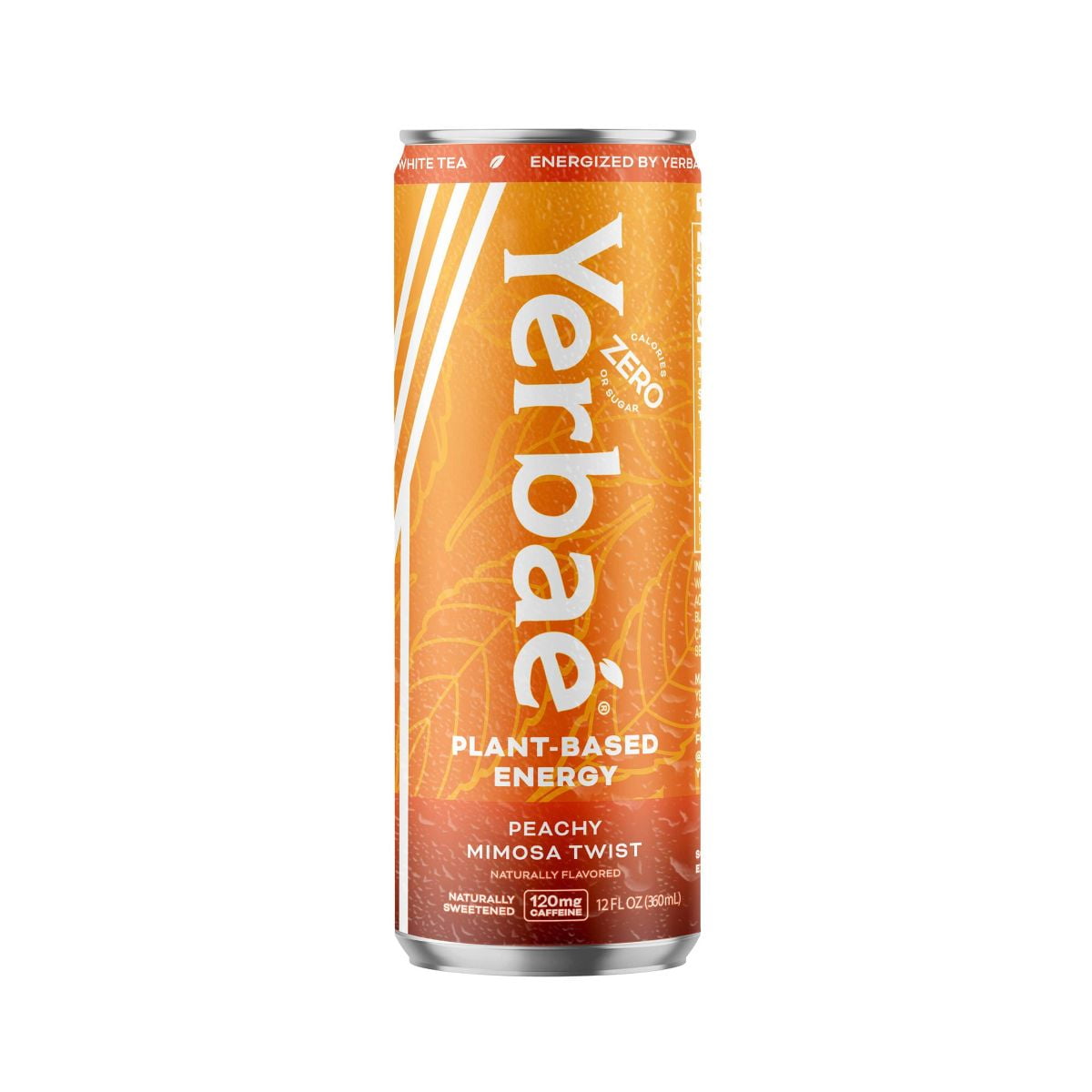 Yerbae Peach Plant Based Energy Drink - 12 fl oz Can - Walmart.com