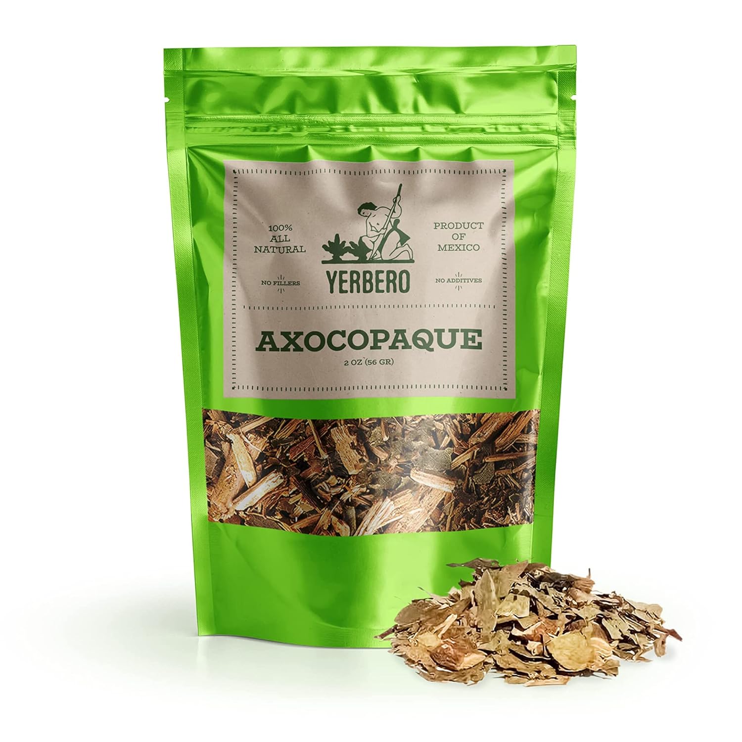 Yerbero -Axocopaque Tea 2 oz (56) "Gaultheria procumbens". Stand Alone ...