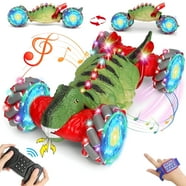 Jiakora Remote Control Dinosaur Car Robot Toys with Spray Lights ...