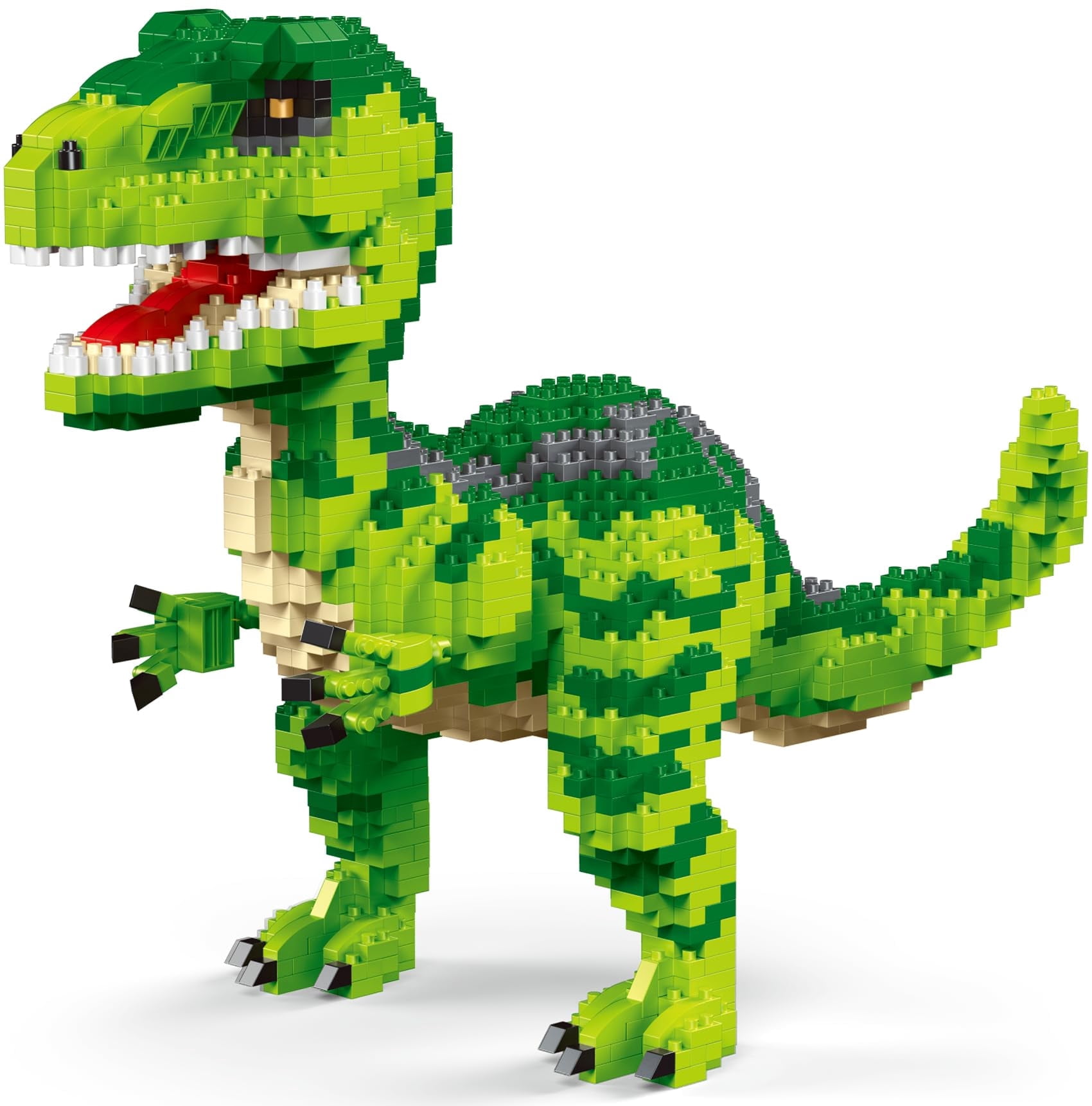Yerloa Dinosaur Building Set, 1457pcs Velociraptor T-Rex for Ages 8-14 ...