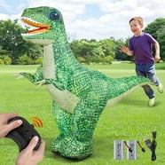 Jiakora Remote Control Dinosaur Car Robot Toys with Spray Lights ...