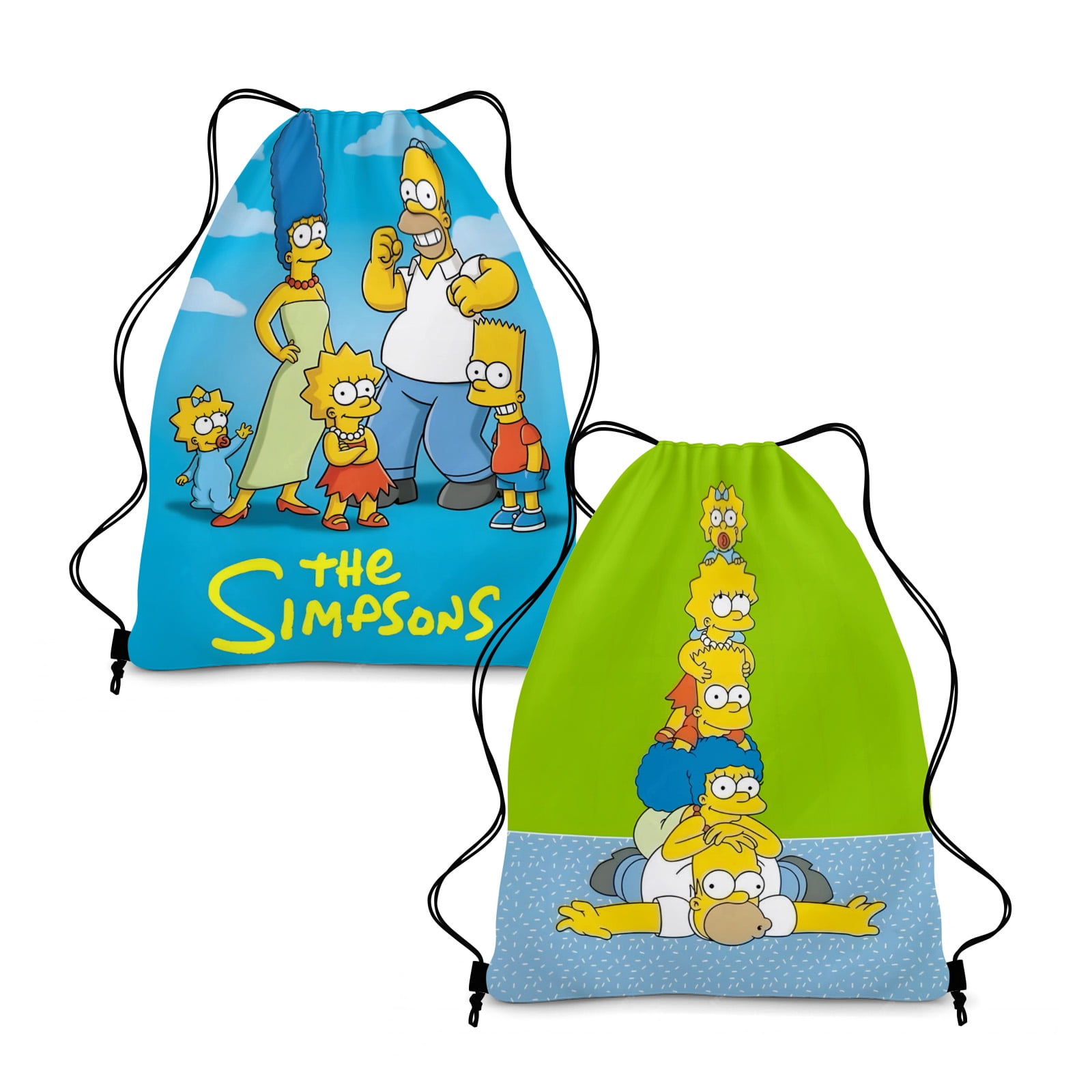 Yerwa 12Packs Simpson Candy Drawstring Bag, Double side Different style ...