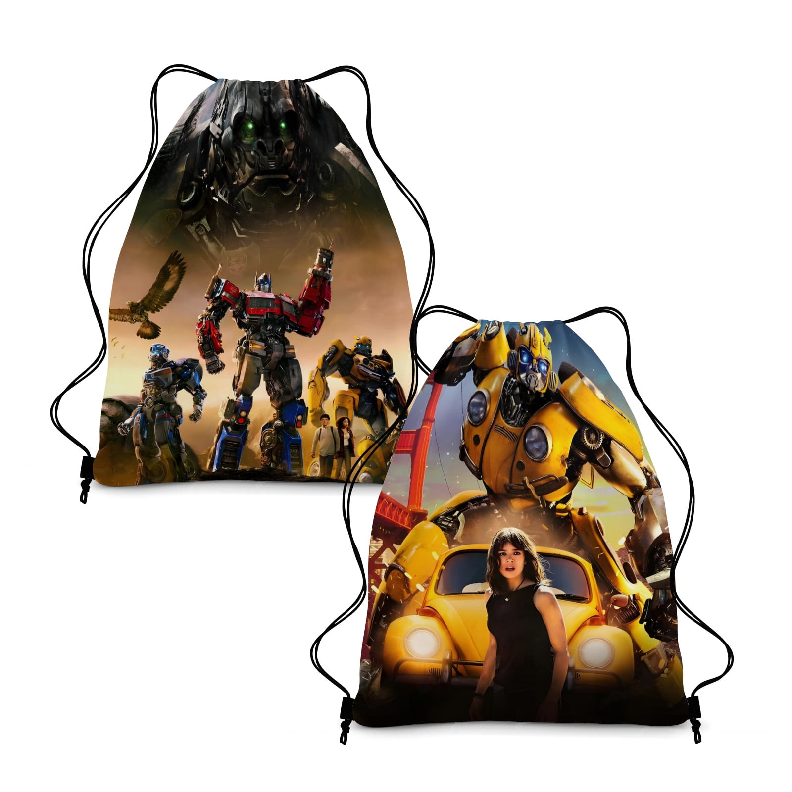 Yerwa 12Packs Transformers Candy Drawstring Bag, Double side Different ...