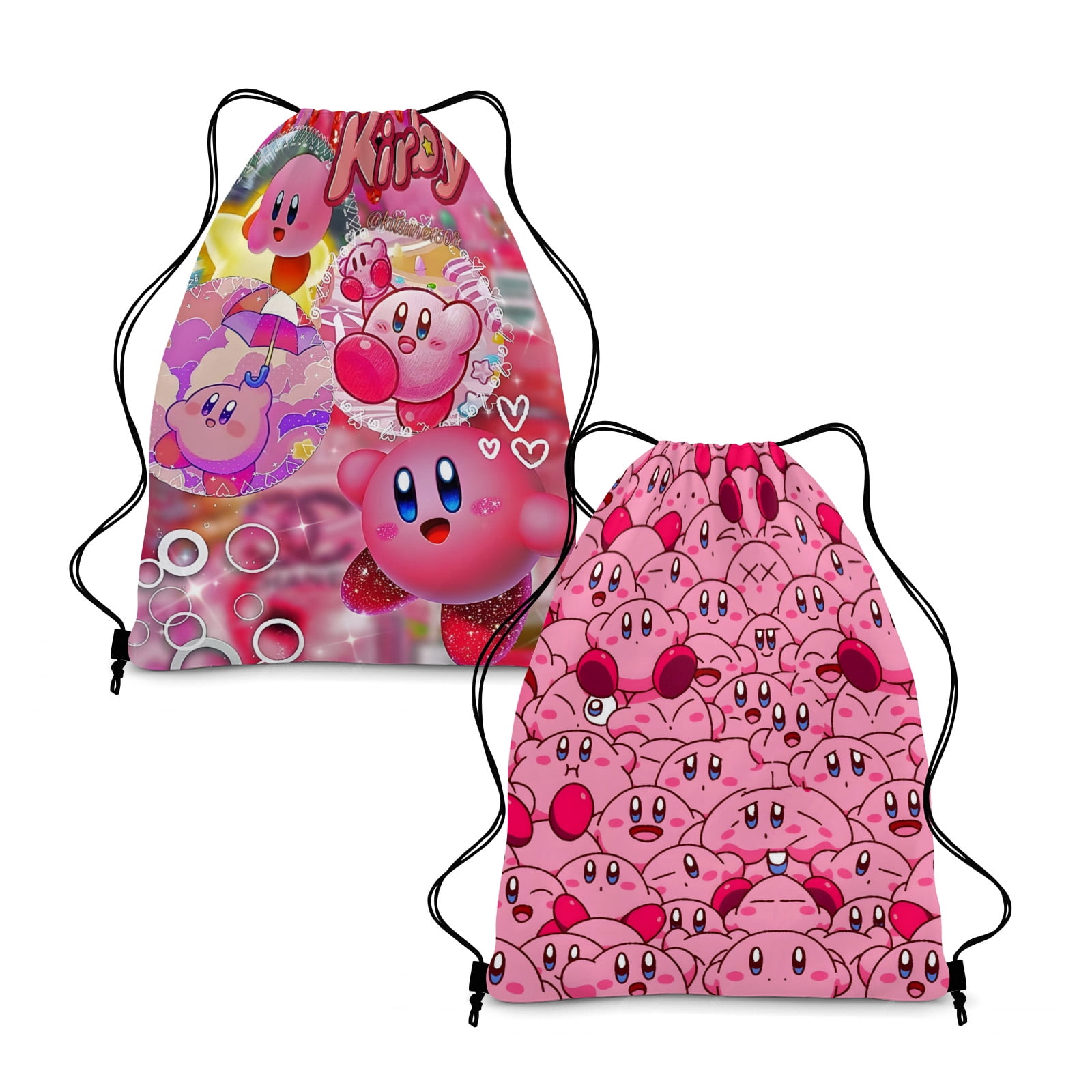 Yerwa 12Packs kabi Candy Drawstring Bag, Double side Different style ...