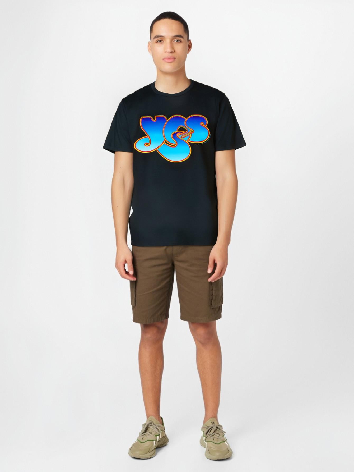 Yes Classic Logo T-Shirt - Soft Cotton Blend, Relaxed Fit, Iconic ...