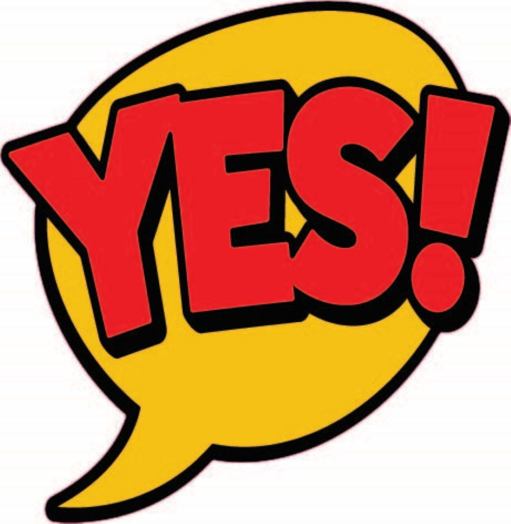 Yes Comics Speech Bubble Cartoon Character Cartoons Decors Wall Sticker ...