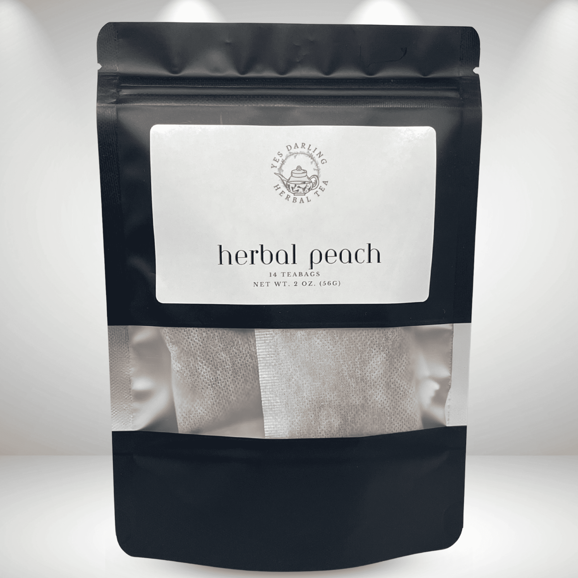 Yes Darling Tea - Herbal Peach Tea, Caffeine-Free (14 Count) - Walmart.com