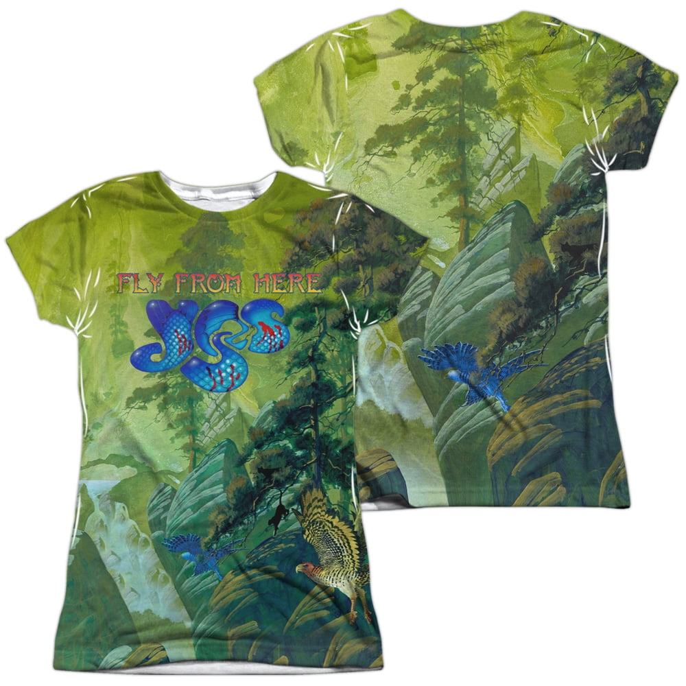 Yes Fly From Here Allover Print Officially Licensed Sublimation Juniors ...