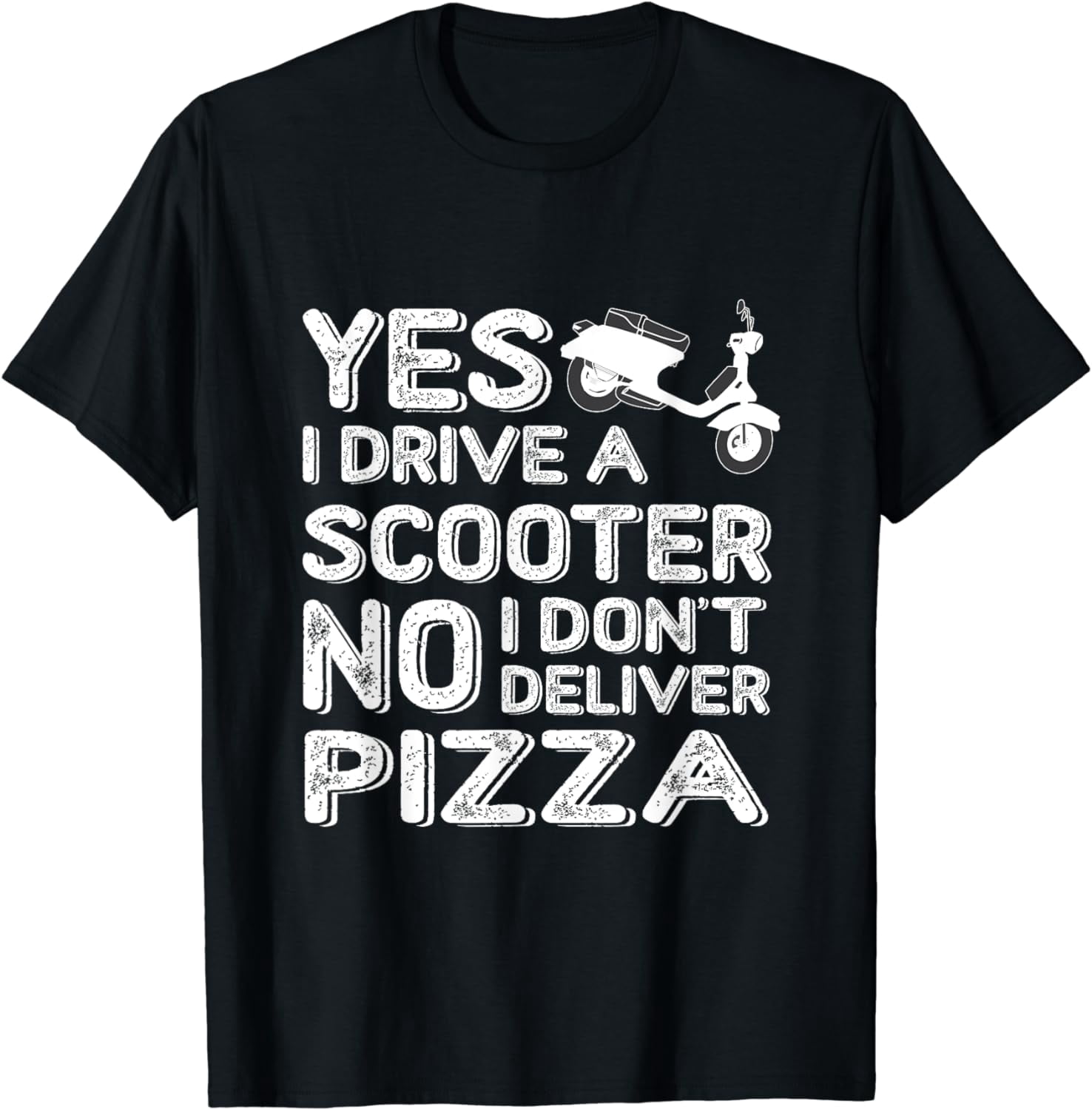 Yes I Drive A Scooter Funny Moped Driver Tshirt - Walmart.com