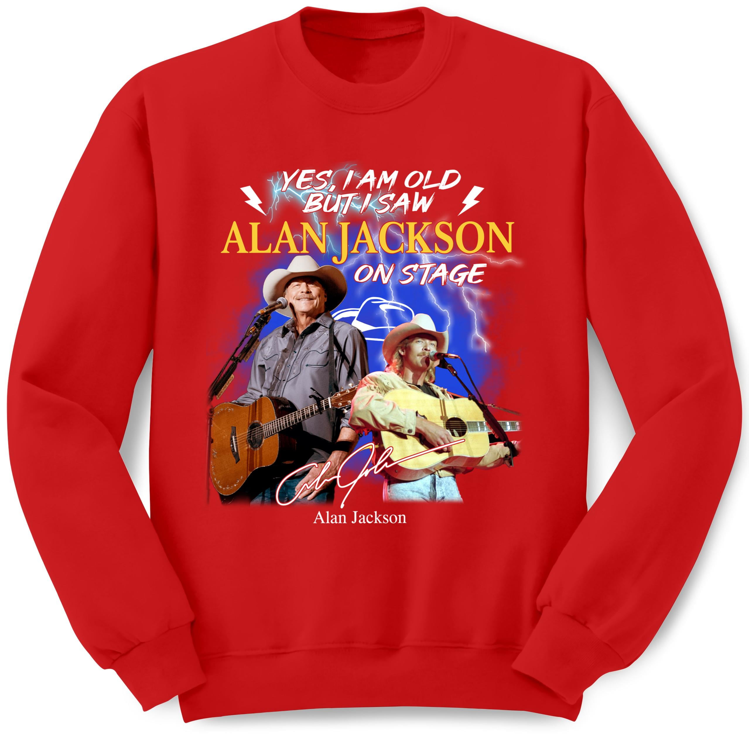 Yes I am old but I saw Classic Country Music on stage signed shirt ...