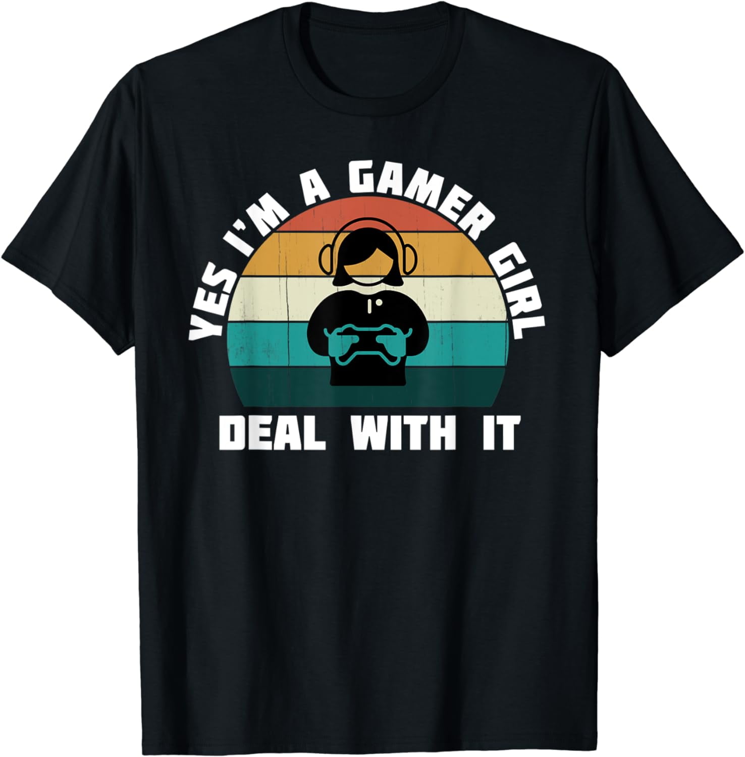 Yes I'm A Gamer Girl: Funny Video Game / Gaming Lover Gift T-Shirt ...