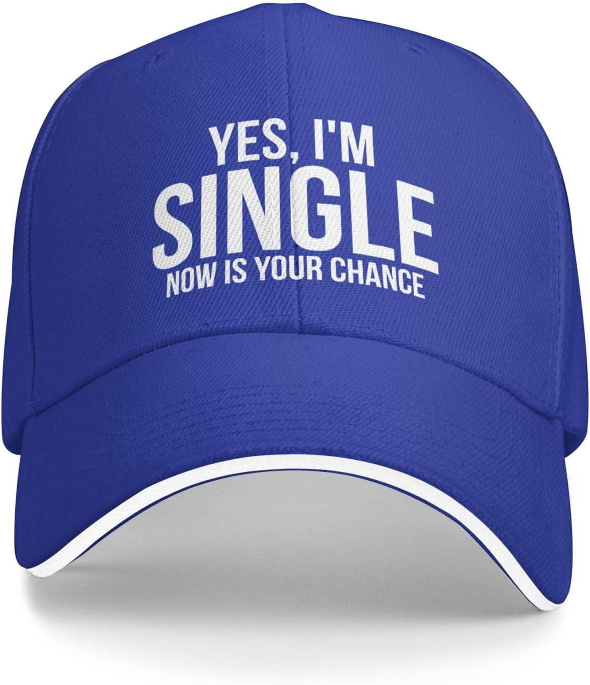 Yes I'm Singles Now is Your Chance Trucker Hat Baseball Cap Funny ...