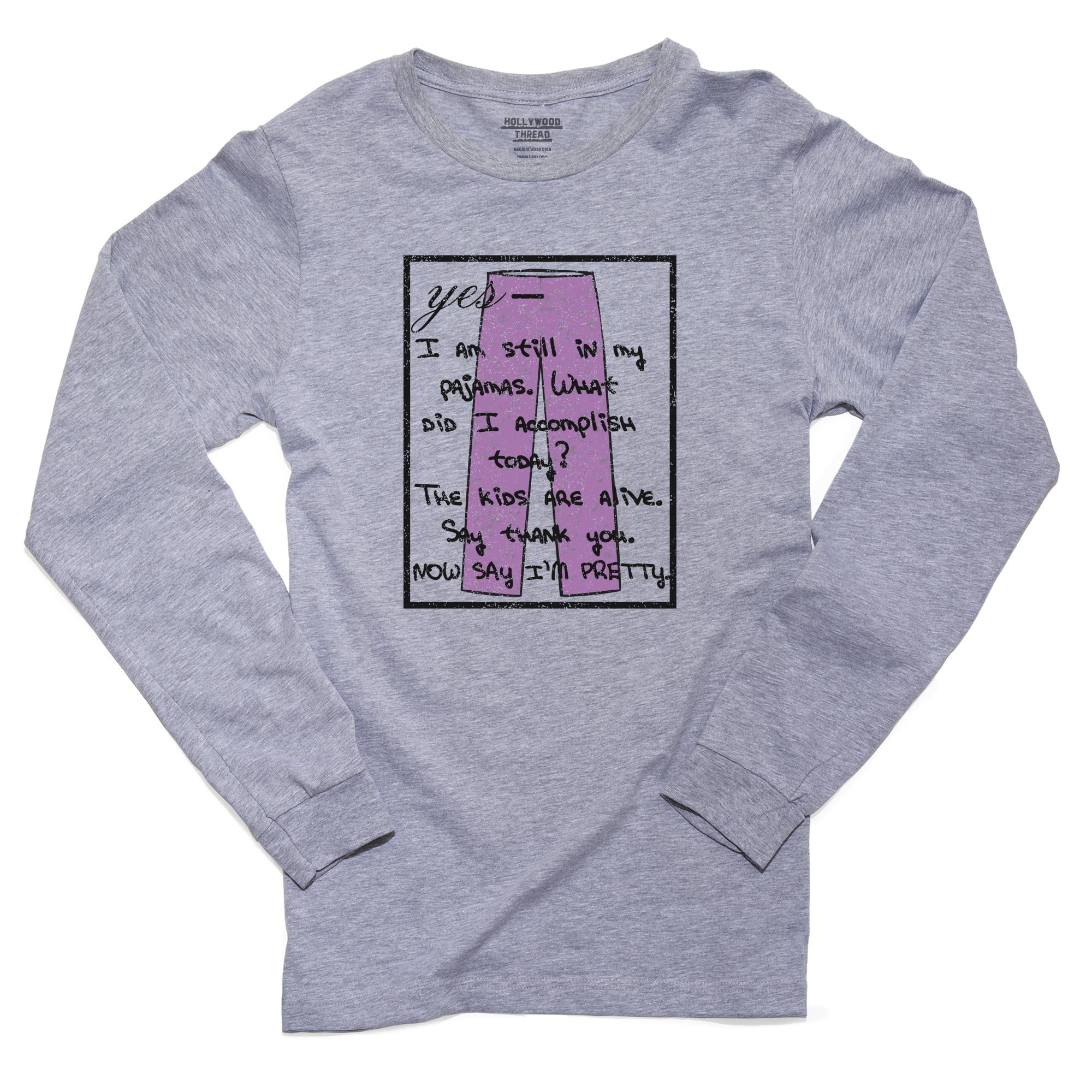 Yes, I'm Still in My Pajamas, Accomplish - Kids Are Alive Men's Long ...