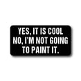 Yes, It's Cool. No I'm Not Going To Paint It. - Sticker - Walmart.com