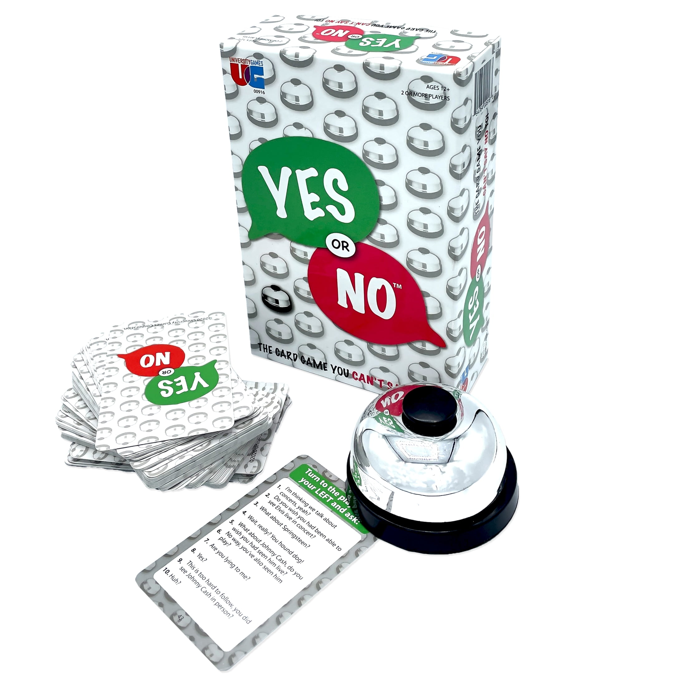 Yes or No Card Game from University Games, Ages 12 and Up, 2 or More ...