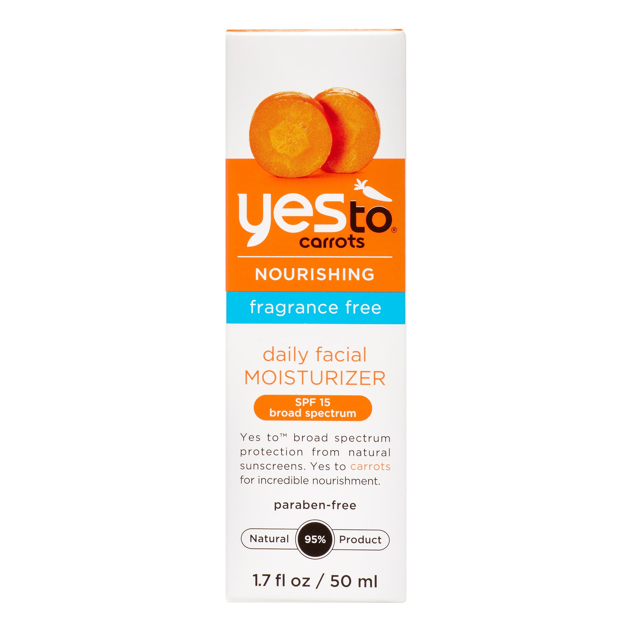 Yes To Carrots Daily Moisturizer SPF15 Fragrance Free 1.7 Oz - Walmart.com