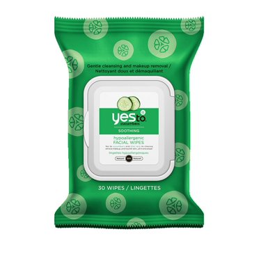 Yes To Coconut Hydrate & Restore Cleansing Facial Wipes for Very Dry ...