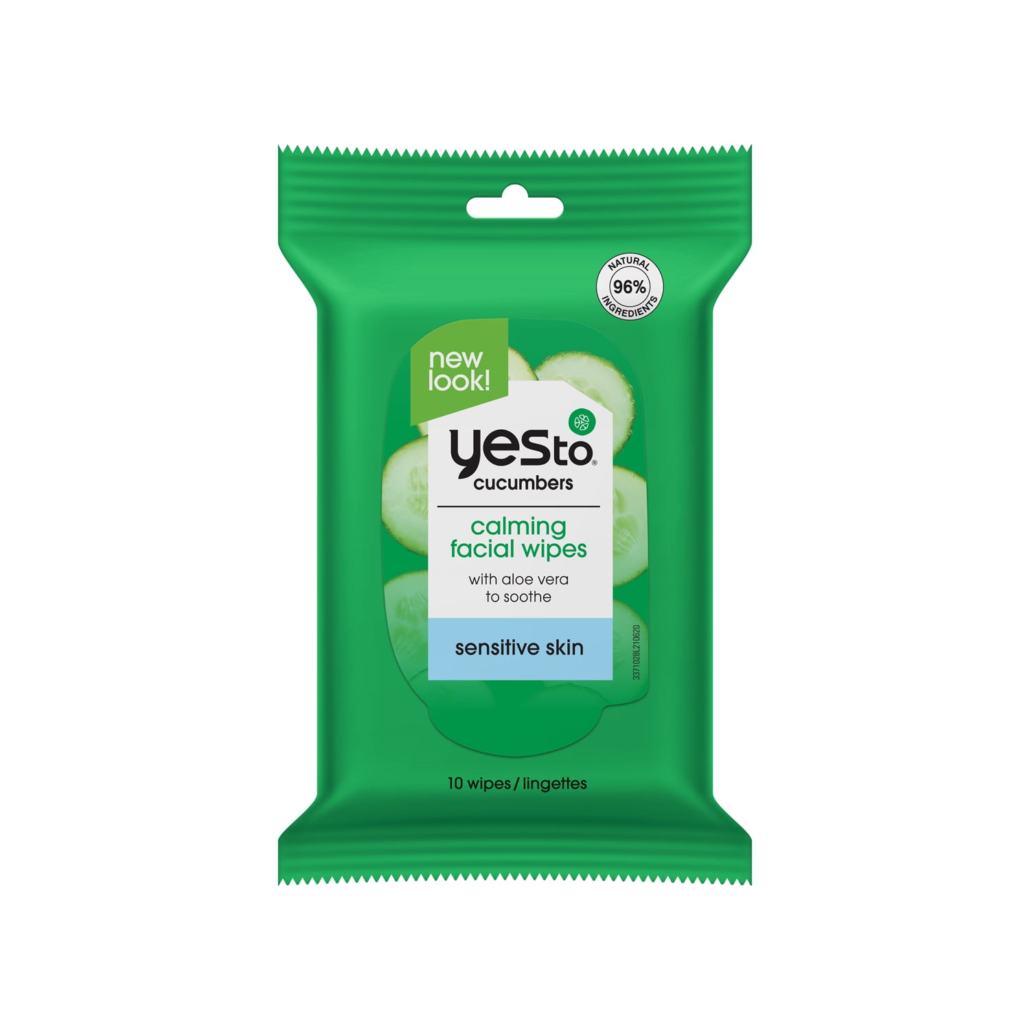 Yes To Cucumbers Hypoallergenic Facial Wipes 10 Ct - Walmart.com
