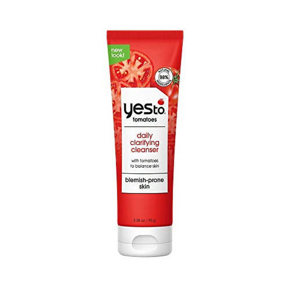 Yes To Tomatoes Daily Clarifying Cleanser, Balancing Face Wash That ...