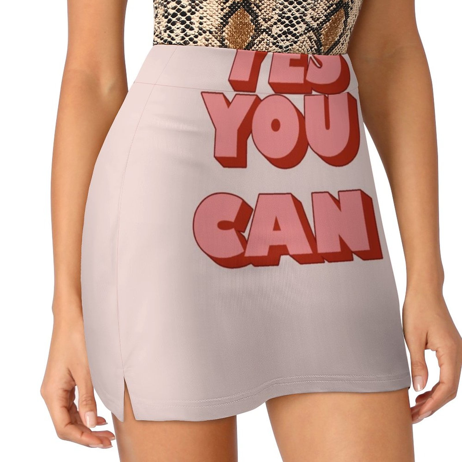 Yes You Can Women's skirt With Pocket Vintage Skirt Printing A Line ...