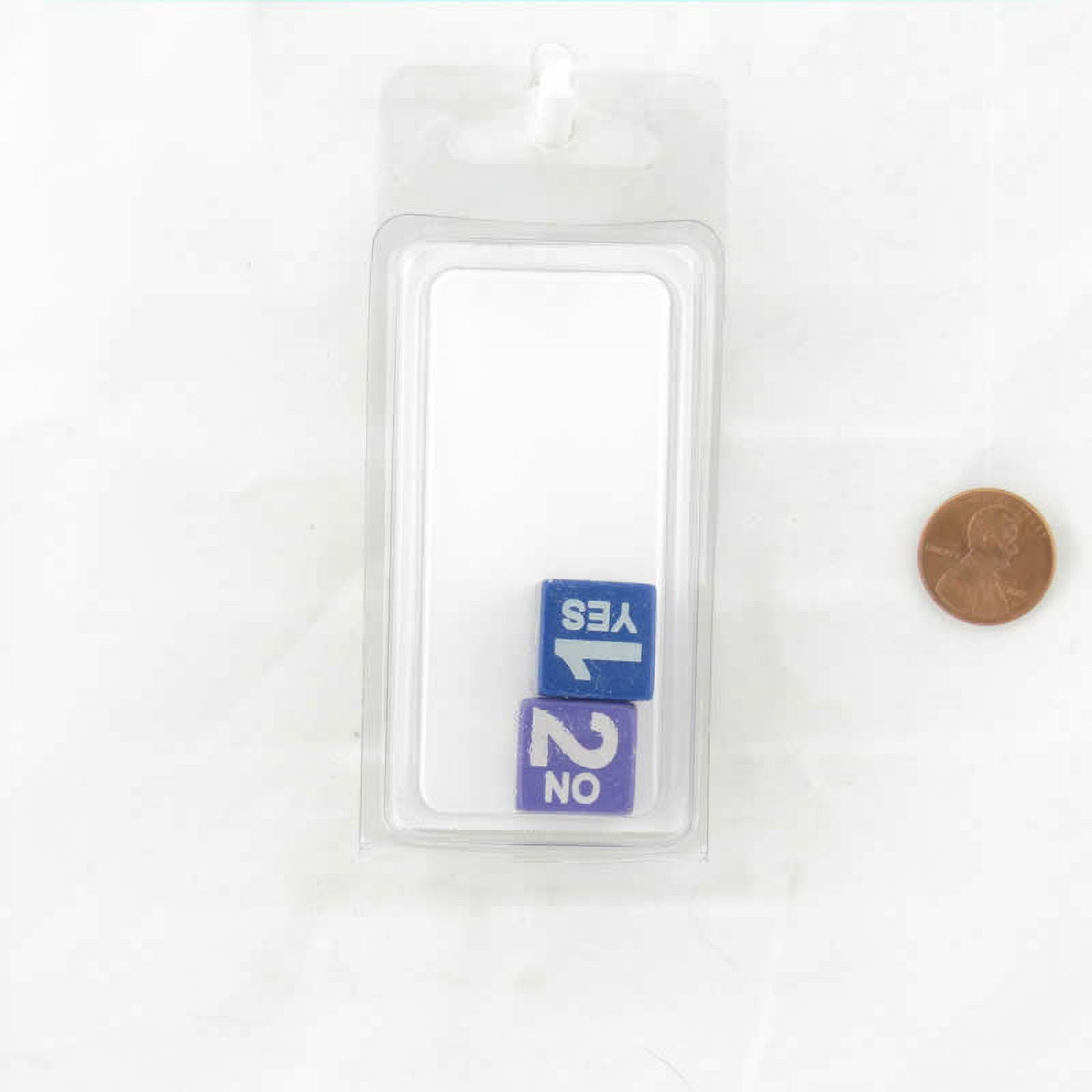 Yes and No 1 and 2 Dice Assorted Colors with Numbers 16mm (5/8in) D6 (1 ...