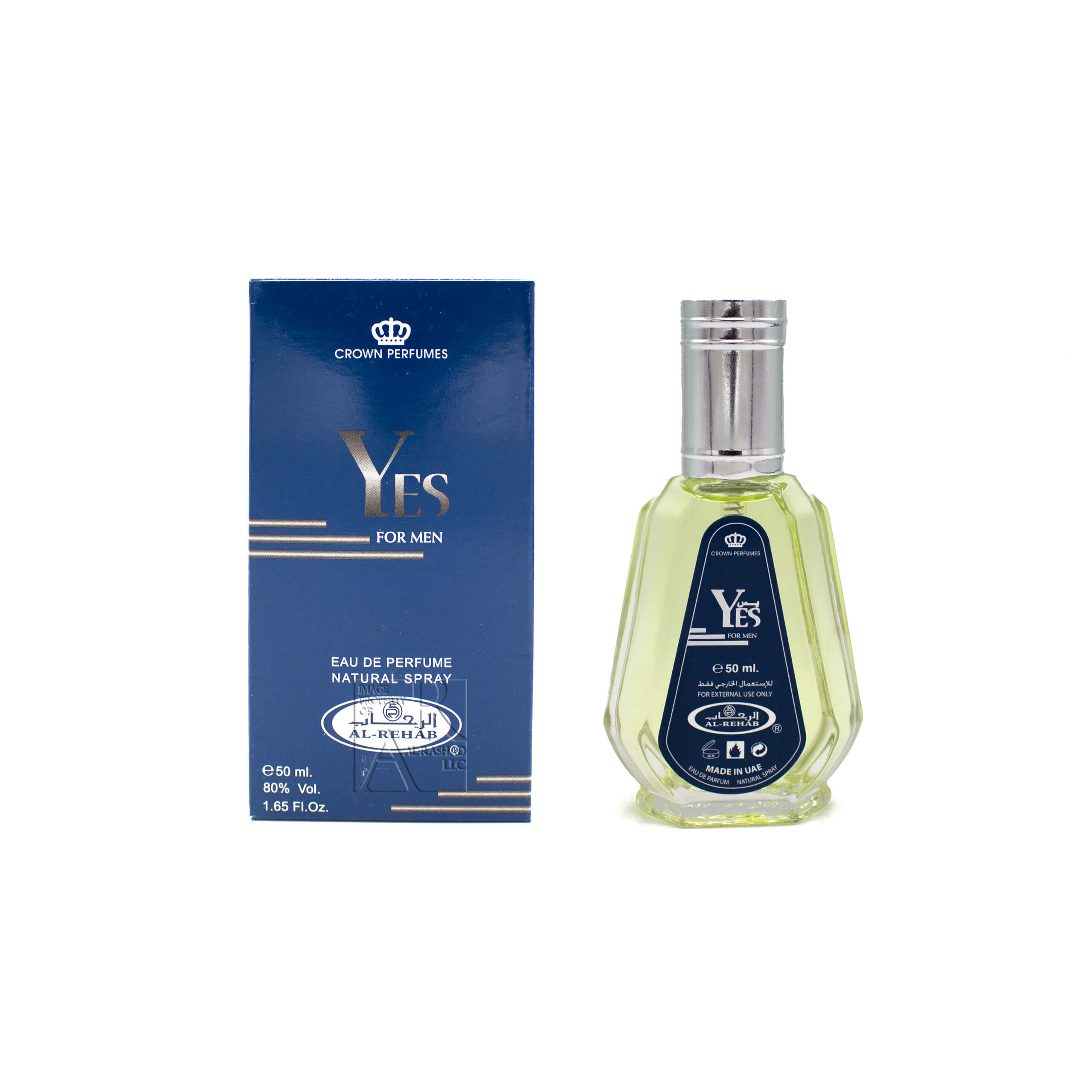 Yes for Men - Al-Rehab Eau De Natural Perfume Spray- 50 ml (1.65 fl. oz ...
