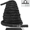 Yes4All Battle Rope 1.5/2 Inch Diameter Poly Dacron 30, 40, 50 Ft ...