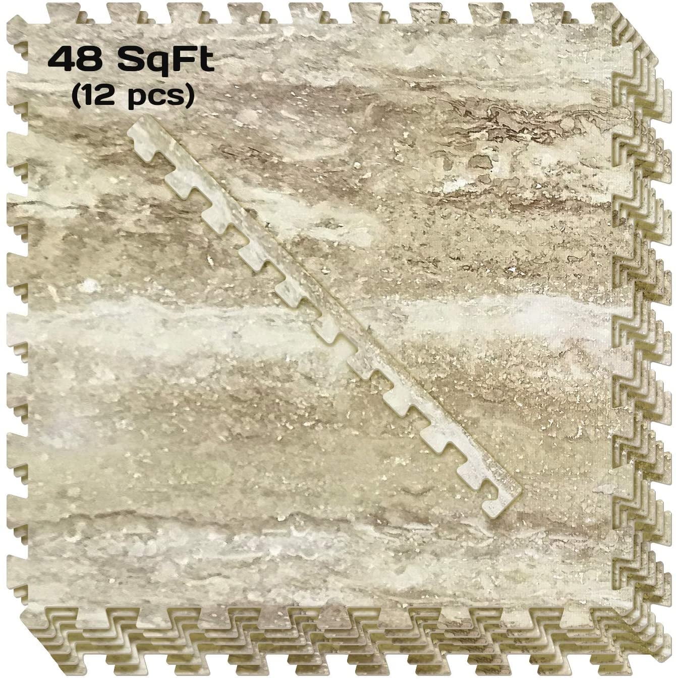 Yes4All Interlocking Exercise Foam Mats - Durable & Non-Slip - Walmart.com