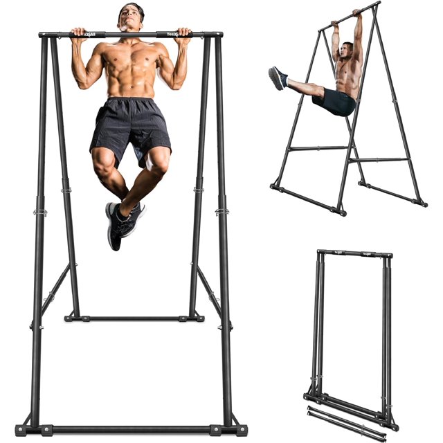 Yes4All 126 Levels Adjustable Free Standing Pull Up & Chin Up Bar, 770 ...