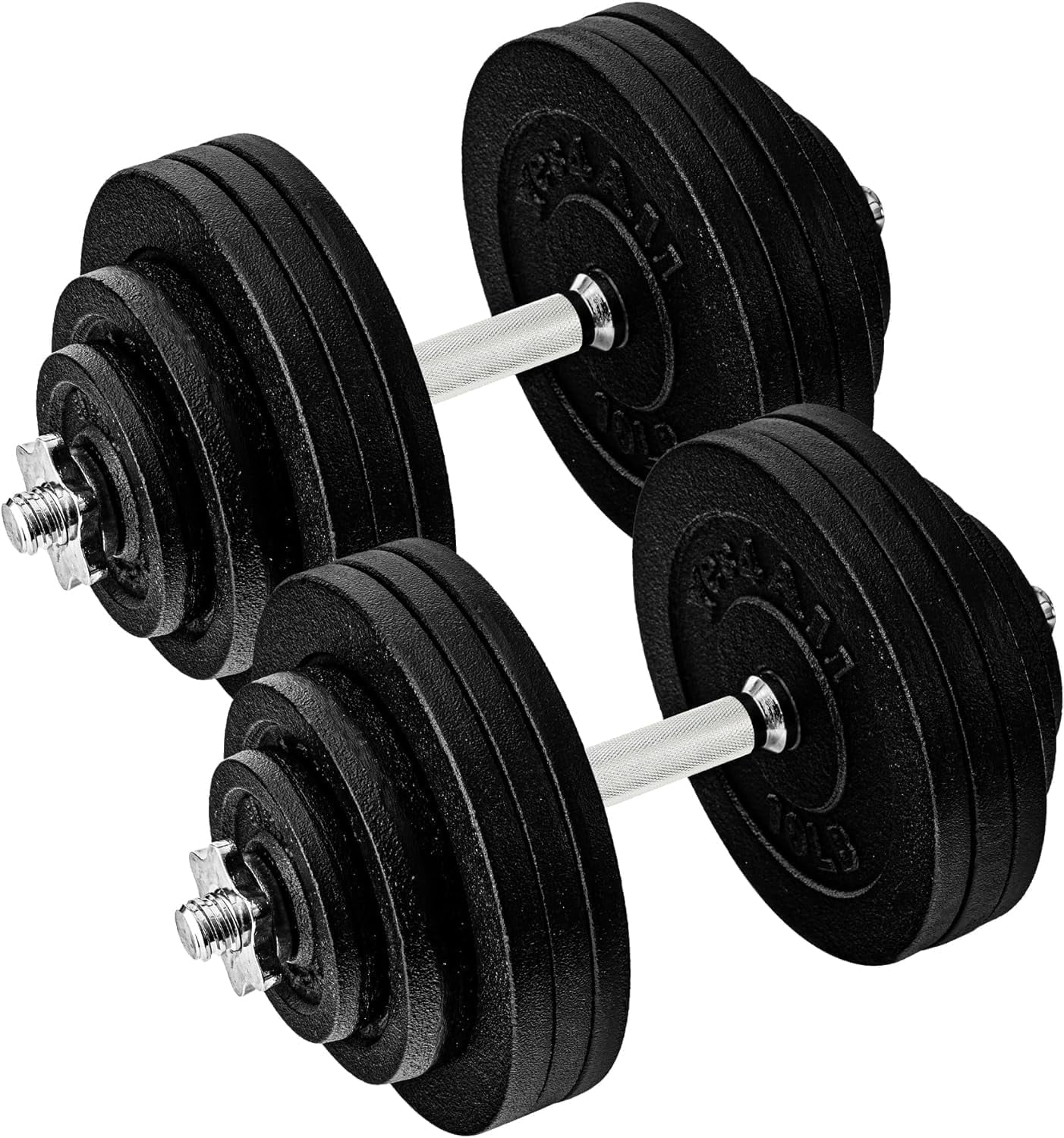 Yes4All 170lbs - Adjustable Dumbbell Set with Weight Plates, Star Lock ...