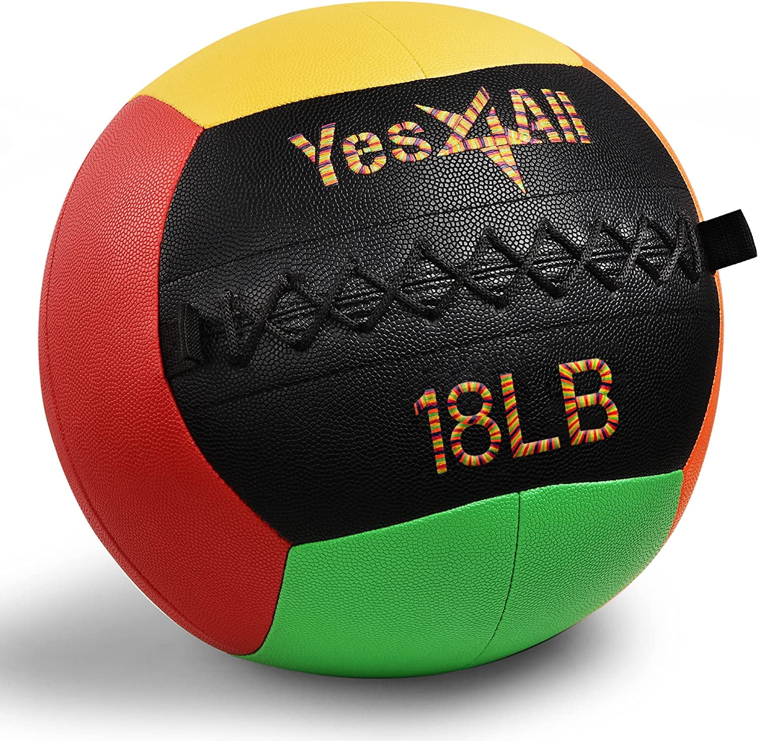 Yes4All 18lbs Wall Medicine Ball Vibrant - Walmart.com