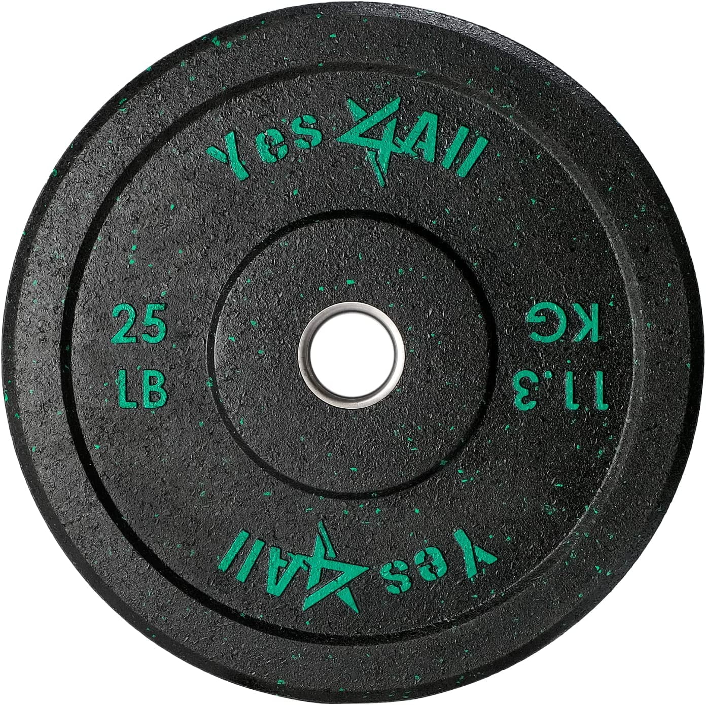 Yes4All 2-Inch Bumper Plate, Olympic Weight Plates for Weightlifting ...