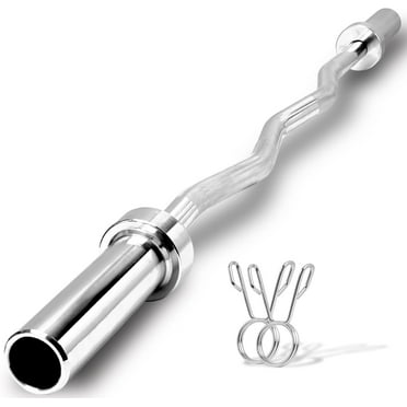 Free Shipping! CAP Barbell 47 In. Olympic EZ Curl Bar with Collars ...