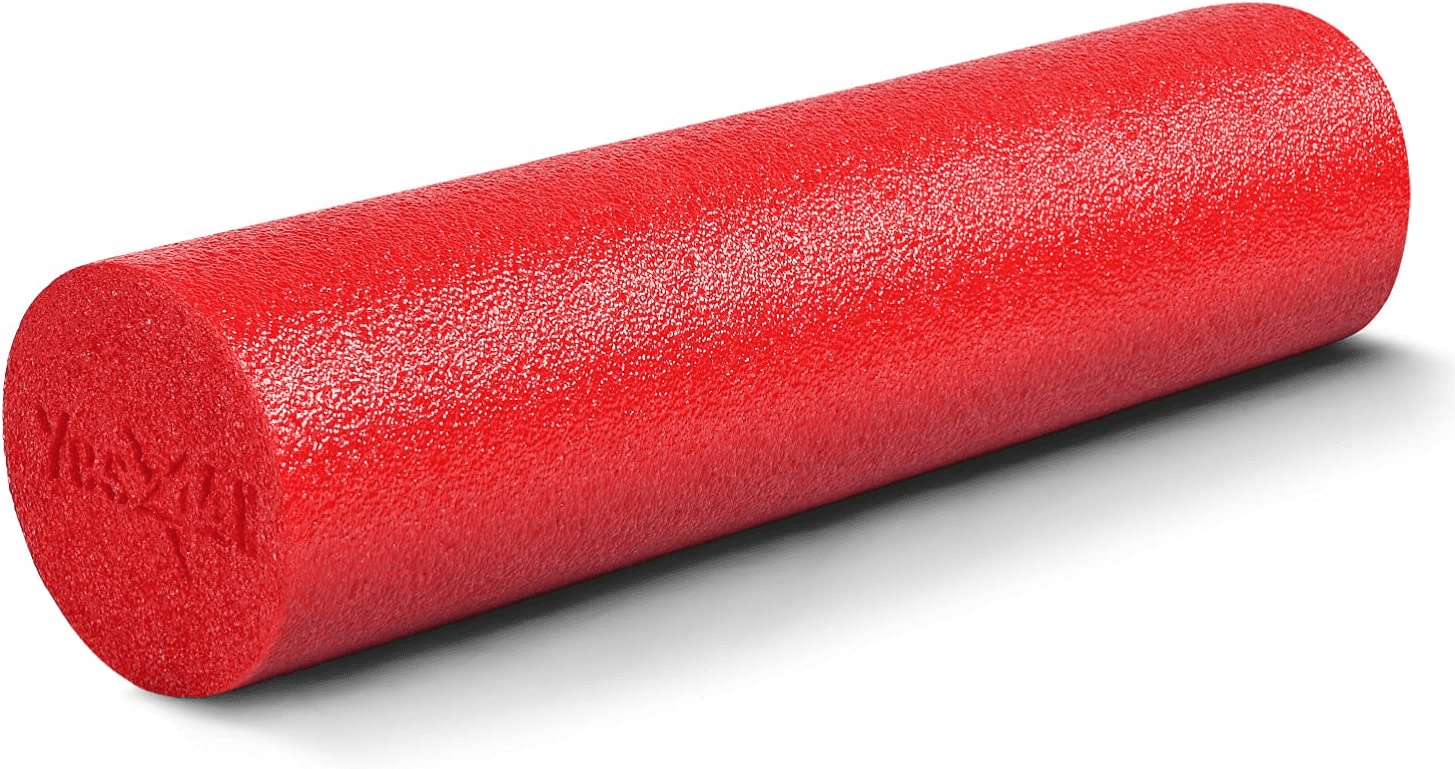 Yes4All 24inch Exercise Foam Roller PE Red - Walmart.com